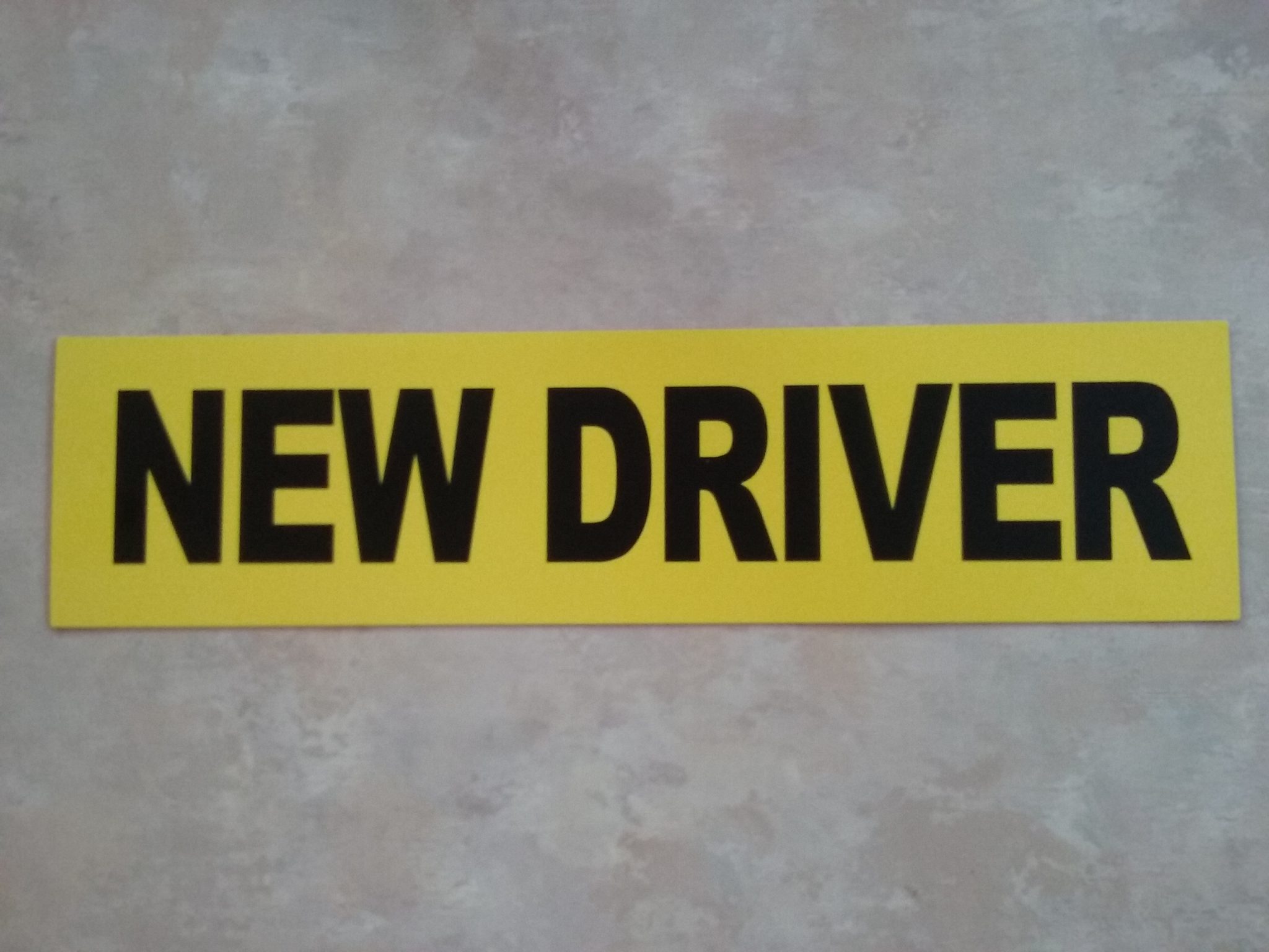 Magnetic New Driver Signs – simuride.com